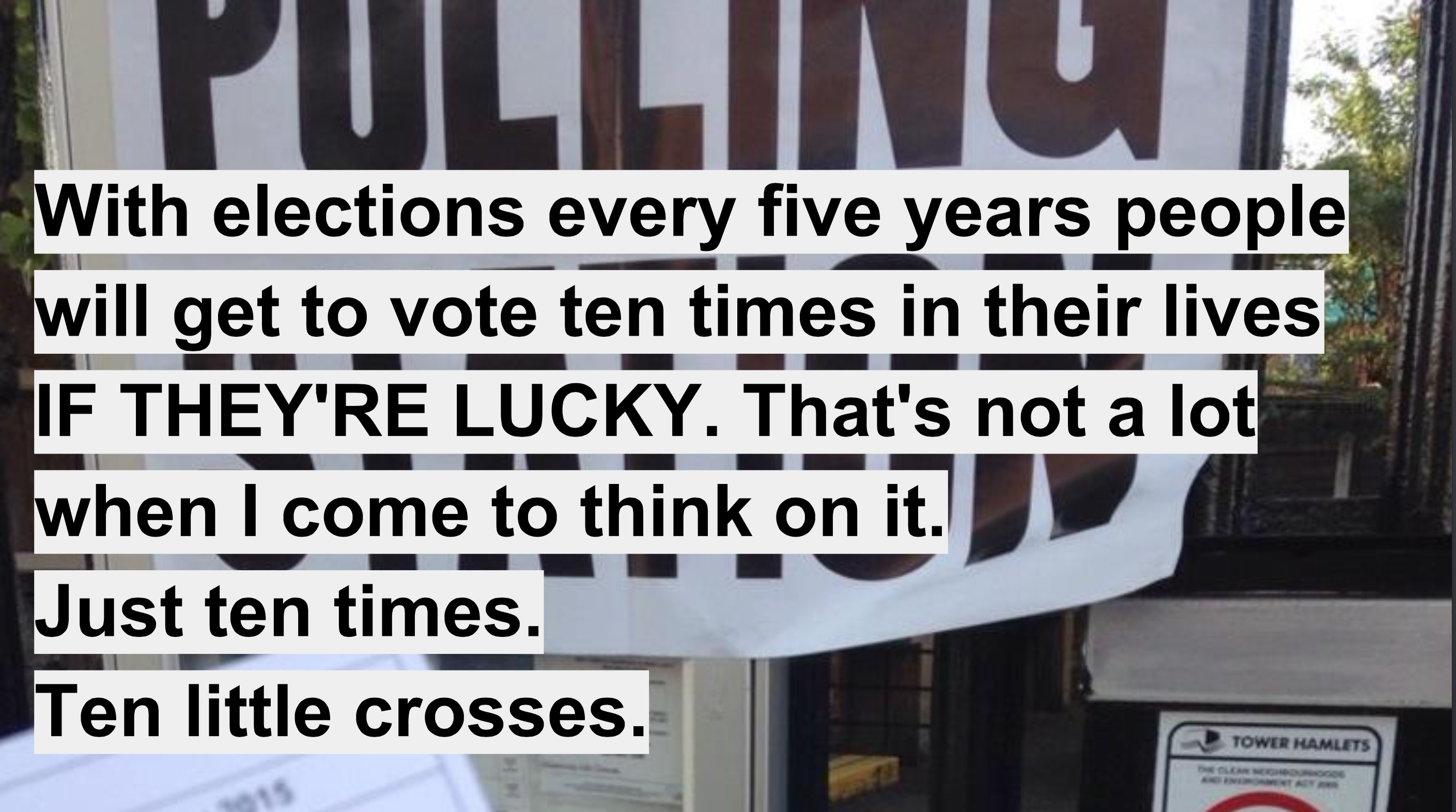 How might we improve the voting experience? - User research in government