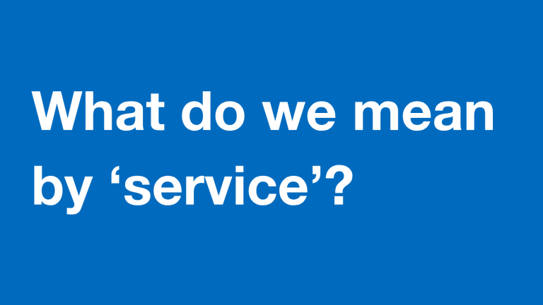 Service manual – User research in government